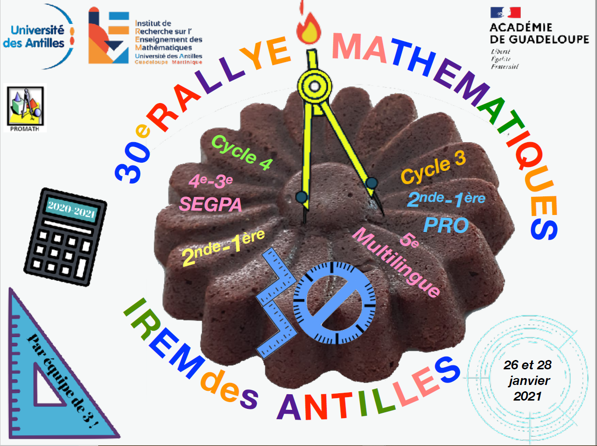 30ème Rallye Mathématiques: phase éliminatoire – Collège Bois Rada